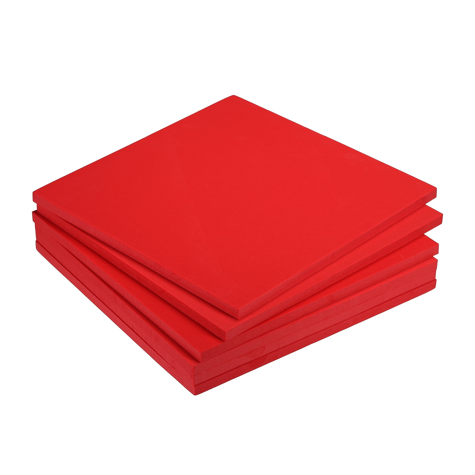 EVA Foam Sheets Red 9.8 Inch x 9.8 Inch 10mm Thick Crafts Foam Sheets ...