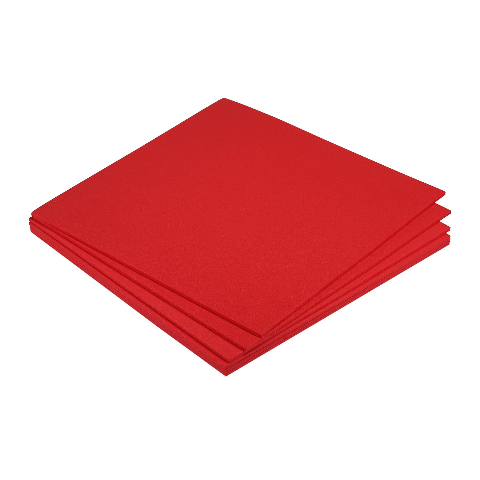 EVA Foam Sheets Red 9.8 Inch x 9.8 Inch 3mm Thick Crafts Foam Sheets ...