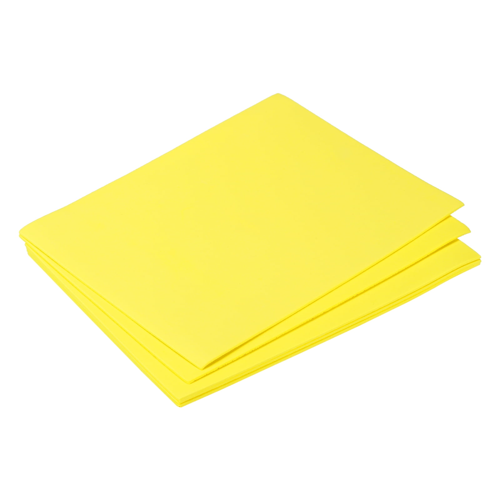 Uxcell 5Pcs EVA Foam Sheets 2mm Thickness for Art Crafts DIY Yellow 2mm ...