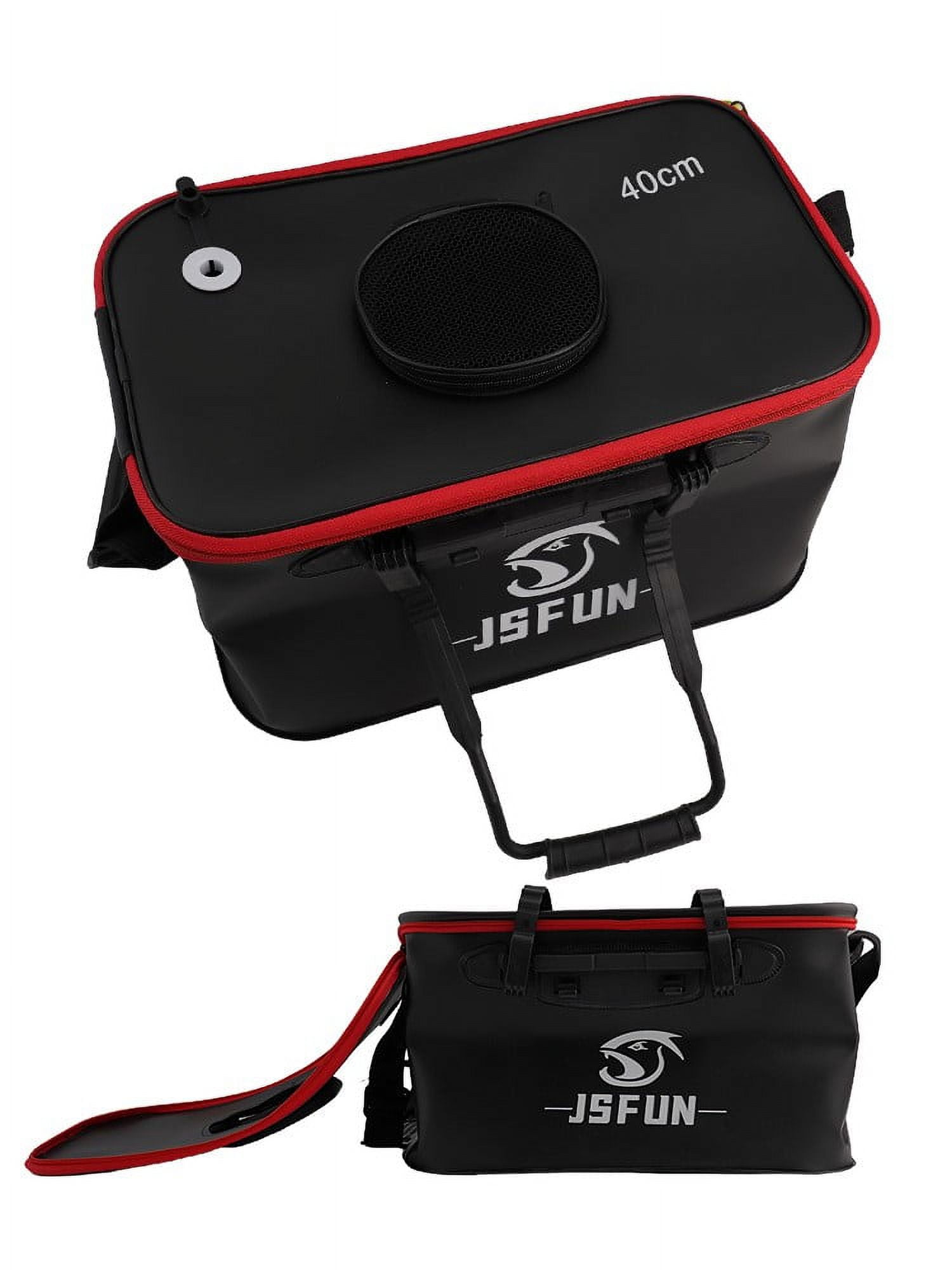 EVA Folding Fishing Bucket Live Fish Box Portable Fish Sea fishing box ...