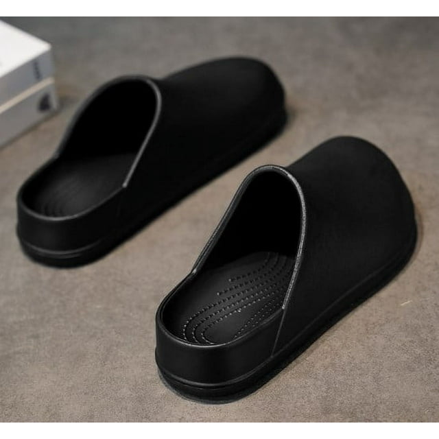 EVA Garden Clogs for Men Women Wide Toe Flat Mules Comfy Rubber Clogs ...