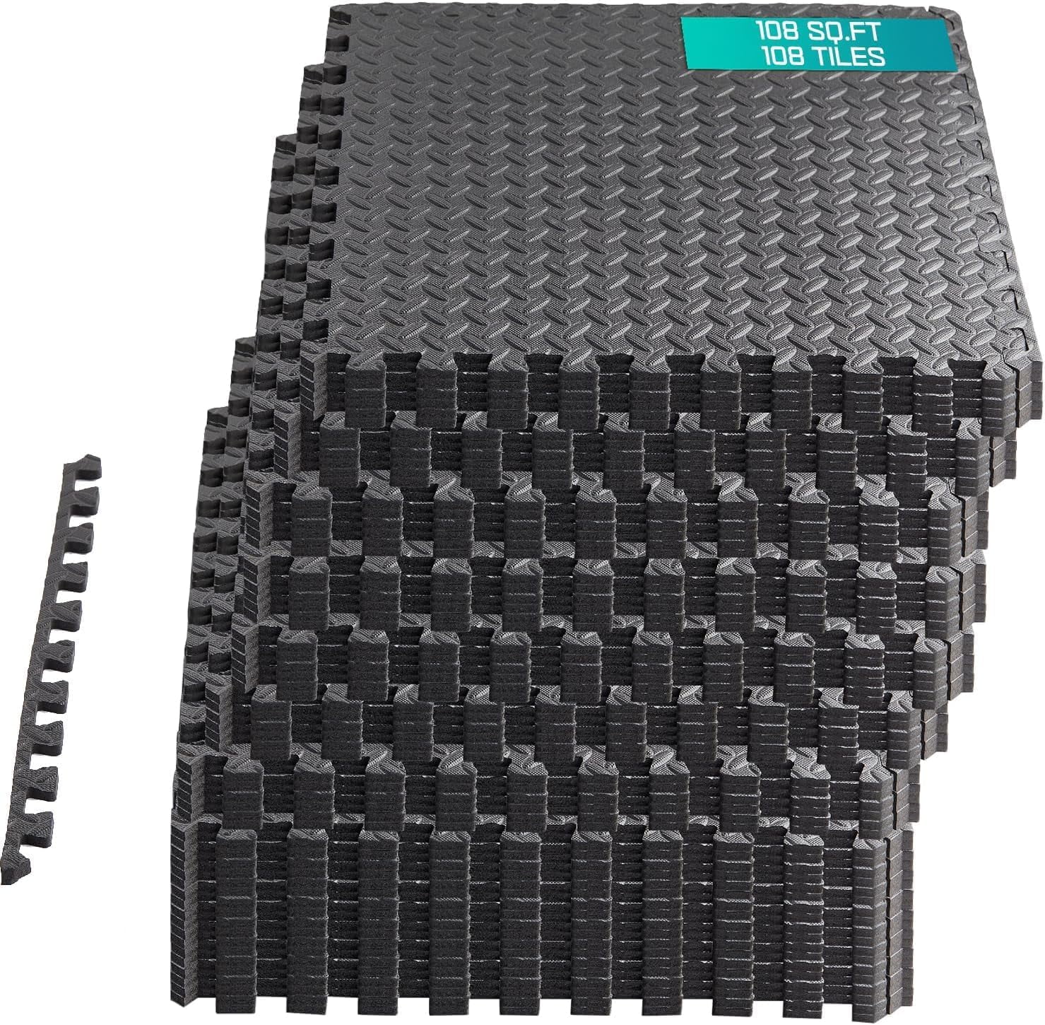 EVA Interlocking Mats, Puzzle Floor Tiles, Foam Floor Padding with ...