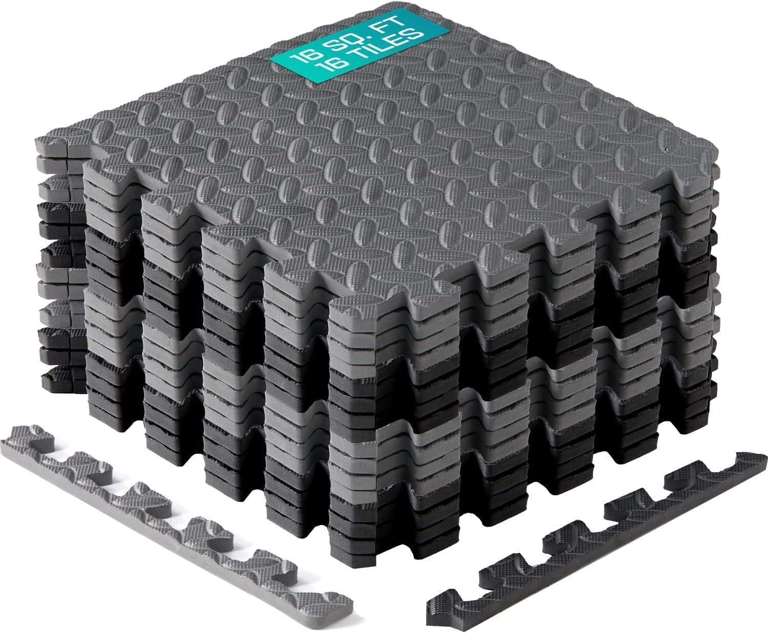 EVA Interlocking Mats, Puzzle Floor Tiles, Foam Floor Padding with ...