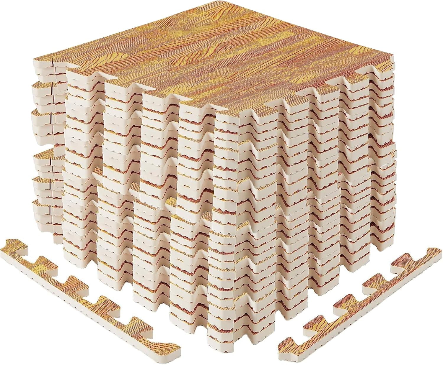 EVA Interlocking Mats, Puzzle Floor Tiles, Foam Floor Padding with ...