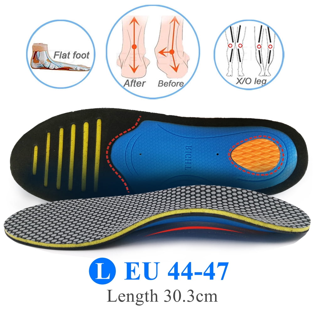 EVA Orthopedic Insoles Orthotics Flat Foot Health Sole Pad For Shoes ...