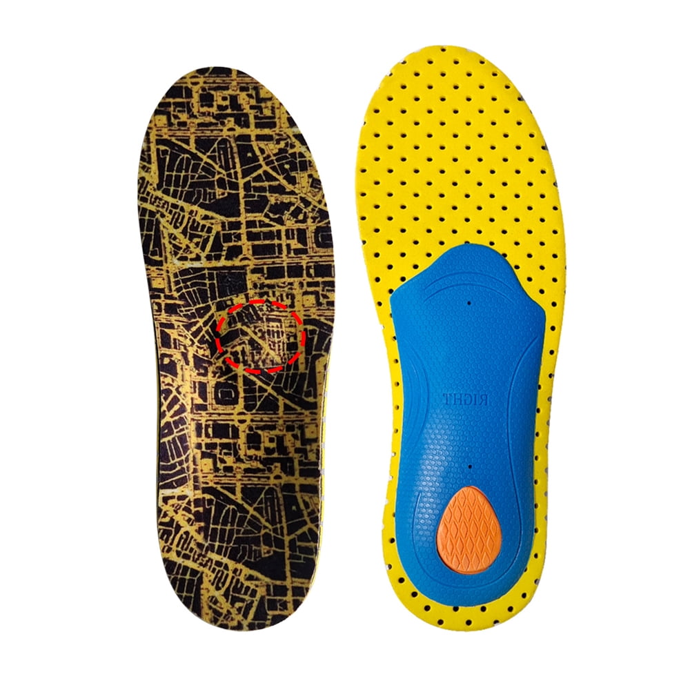 EVA Orthopedic Insoles Orthotics Flat Foot Health Sole Pad For Shoes ...