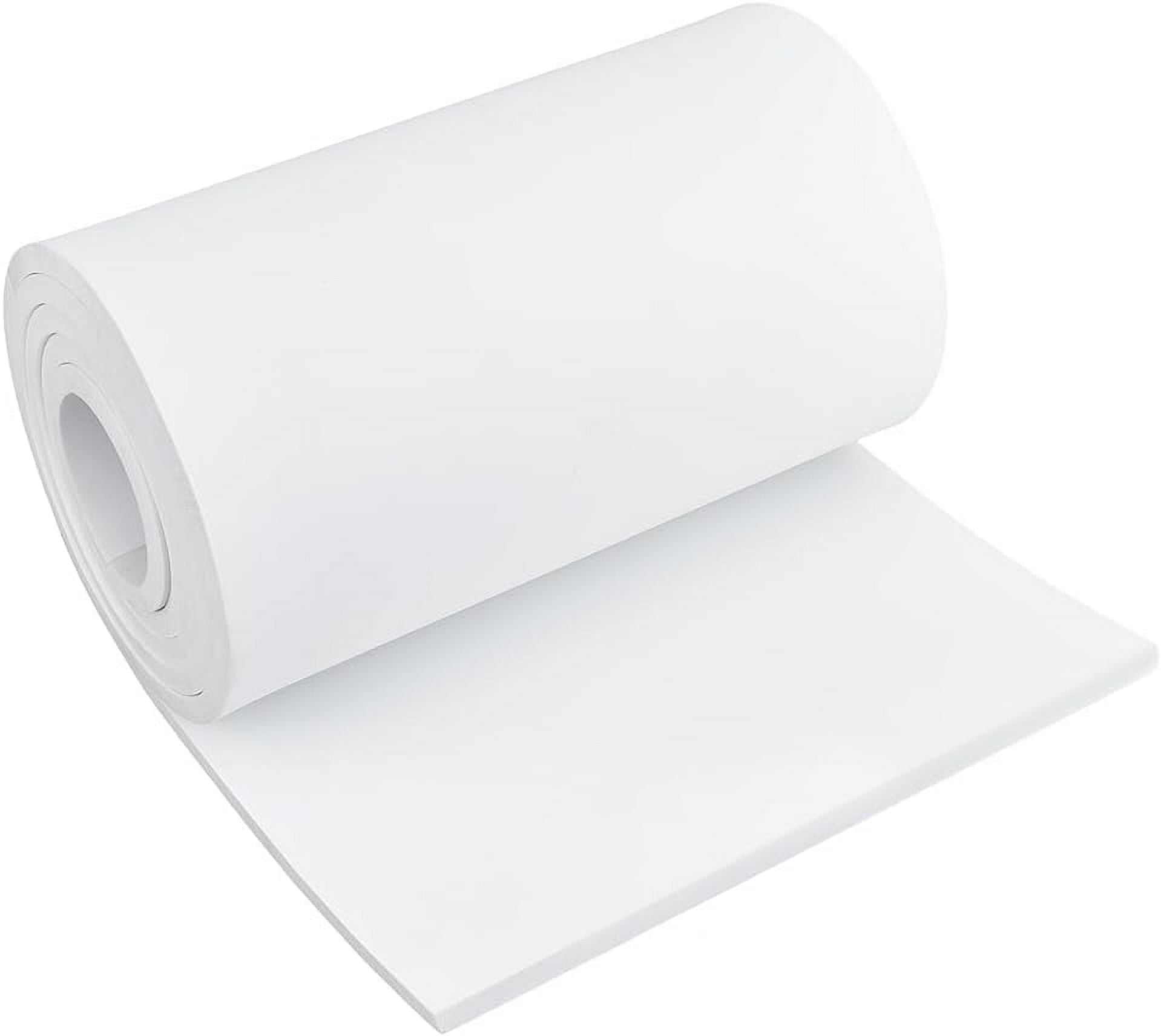 EVA Puffy Foam Roll Rectangle White 2000x300x10.5mm - Walmart.com