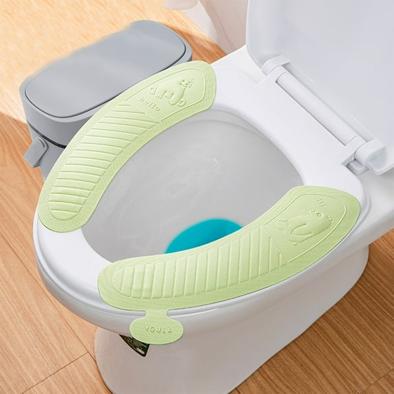 EVA Toilet Seat Cushion Mat, Soft Thickened Waterproof Bathroom Lid ...