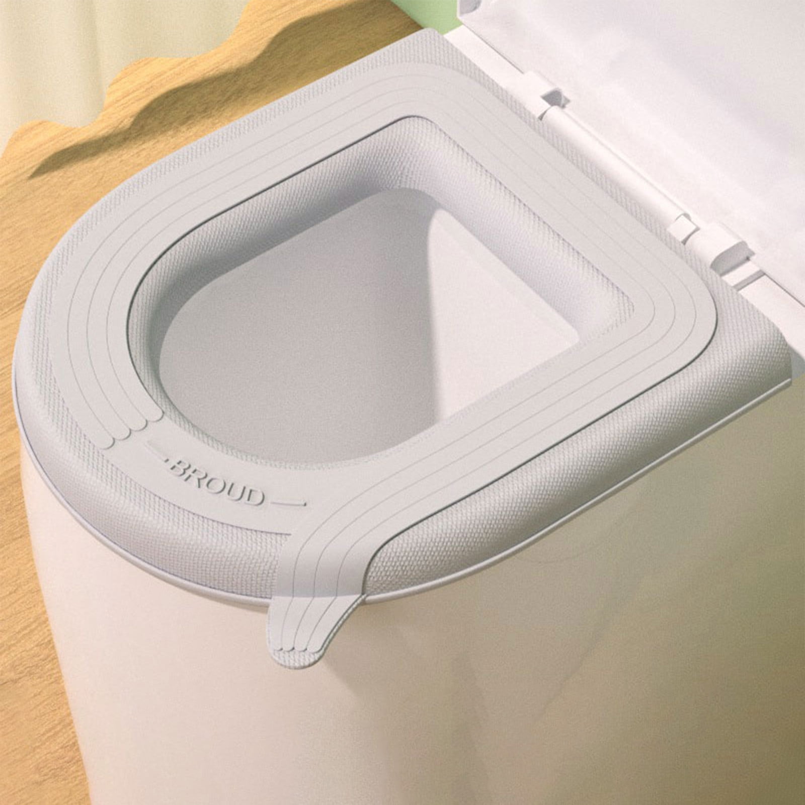 EVA Universal Toilet Seat Cushion with Handle, All-Season Washable ...