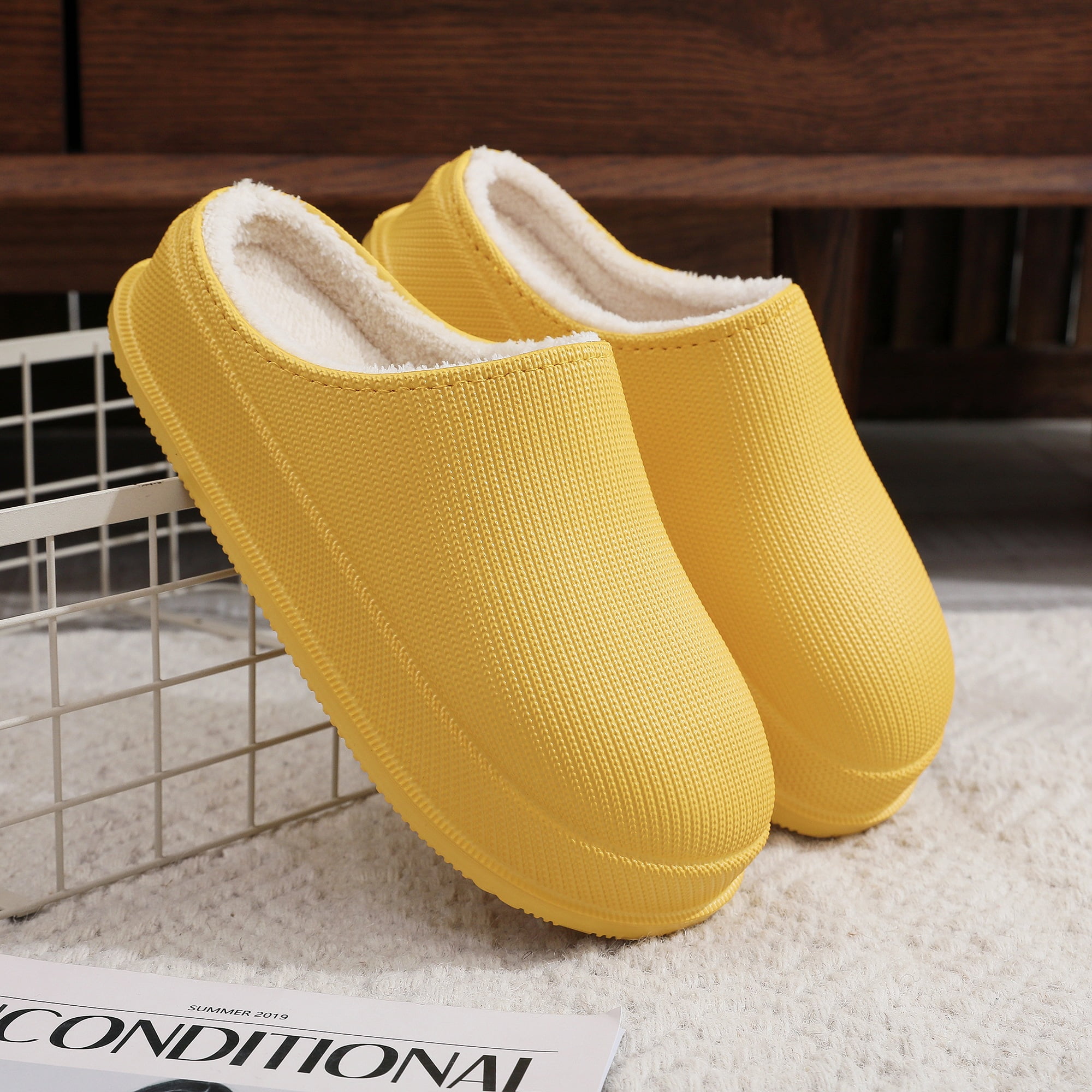 EVA Warm Home Slippers Unisex Waterproof Slip-on Outdoor Ladies Classic ...