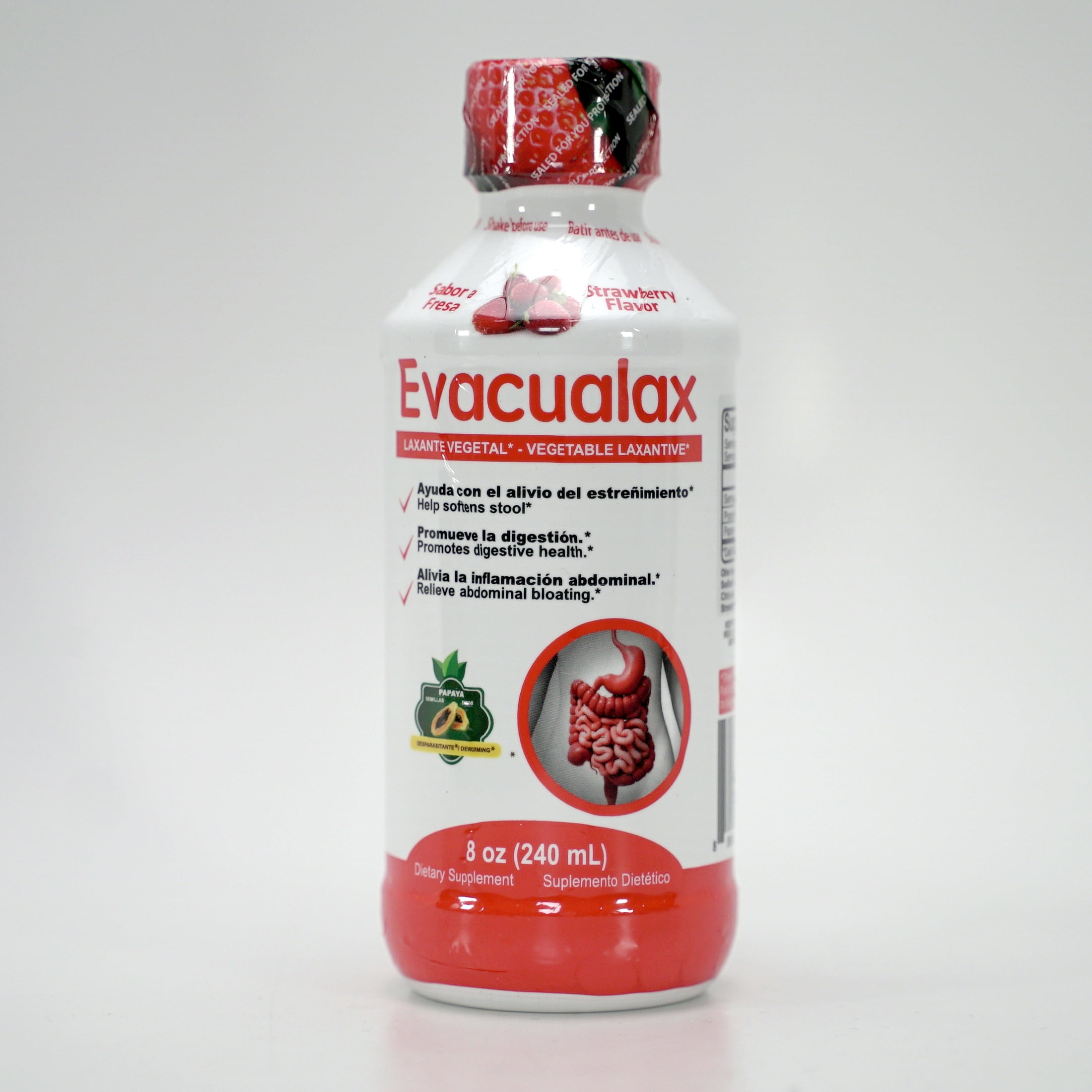 EVACUALAX Liquid -Laxative Vegetal 100% Natural 8oz | Natural Laxative ...