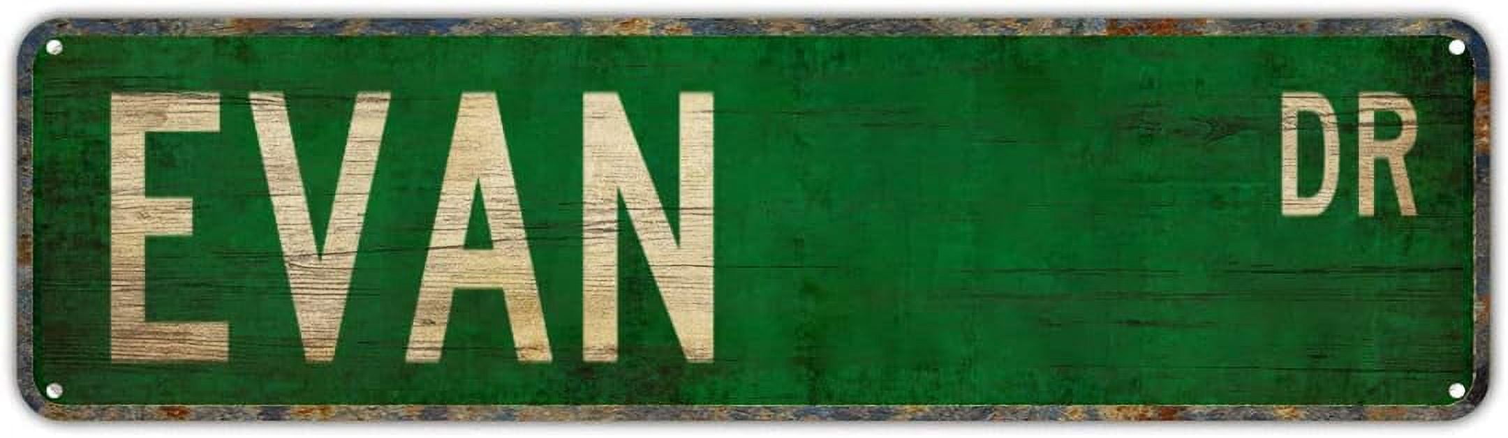 EVAN DR Vintage Signs Retro Tin Signs Art Plaque Aluminum Sign for ...