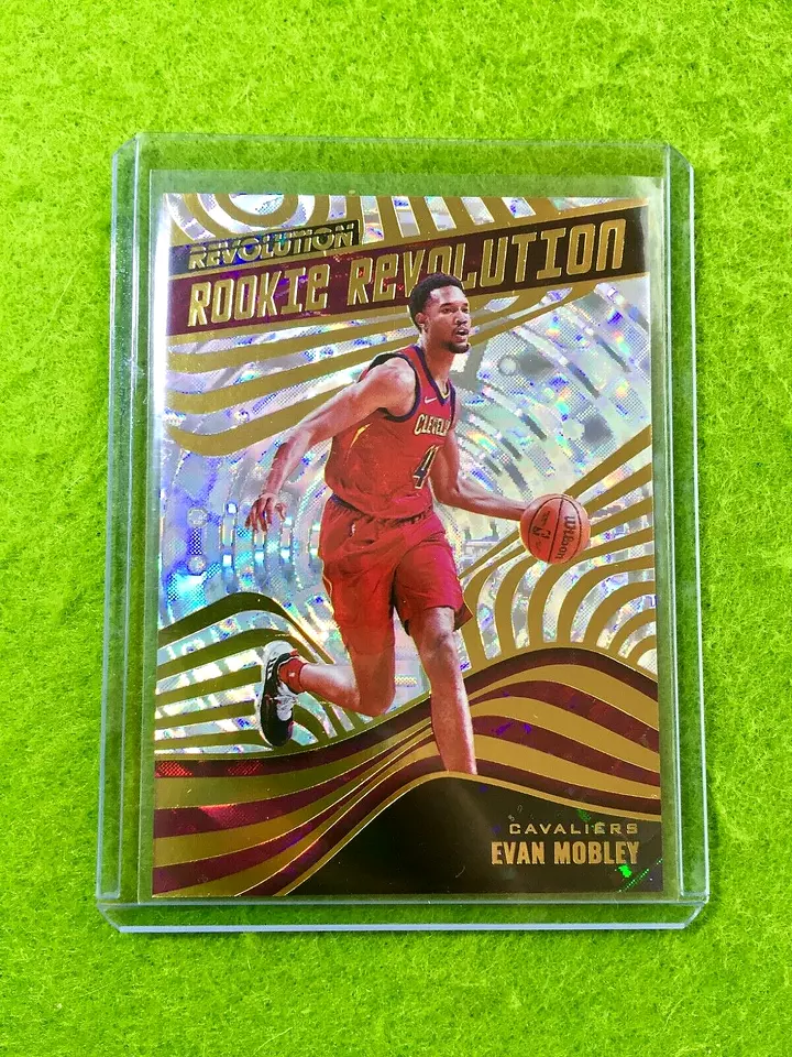 EVAN MOBLEY FRACTAL PRIZM ROOKIE CARD REVOLUTION 2021-22 Revolution ...