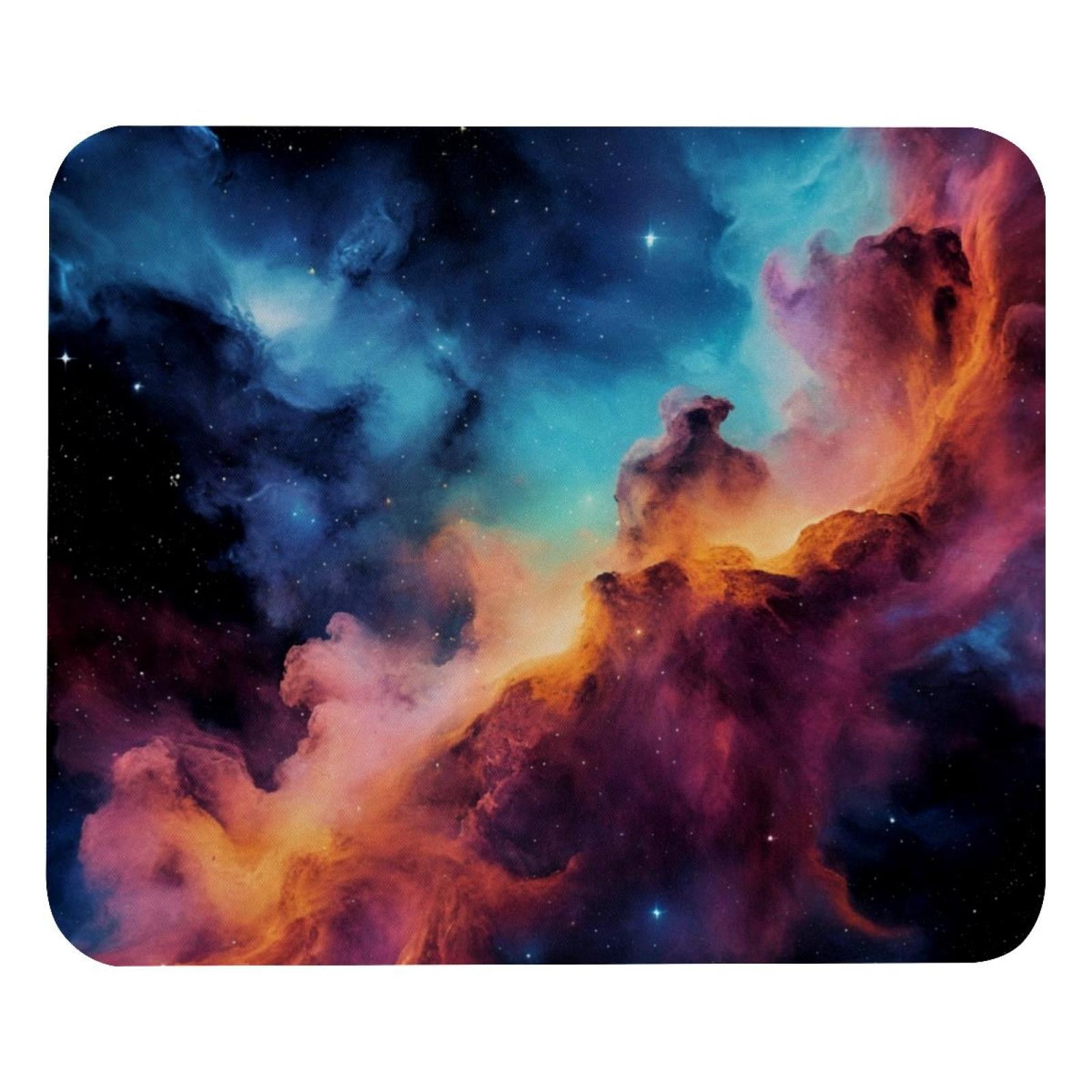 EVANLinism Galaxy Planet Beautiful Mouse Pad Square Washable Mousepad ...