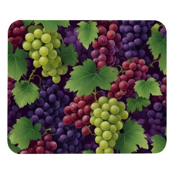 EVANLinism Purple Green Grapevine Mouse Pad Square Washable Mousepad ...