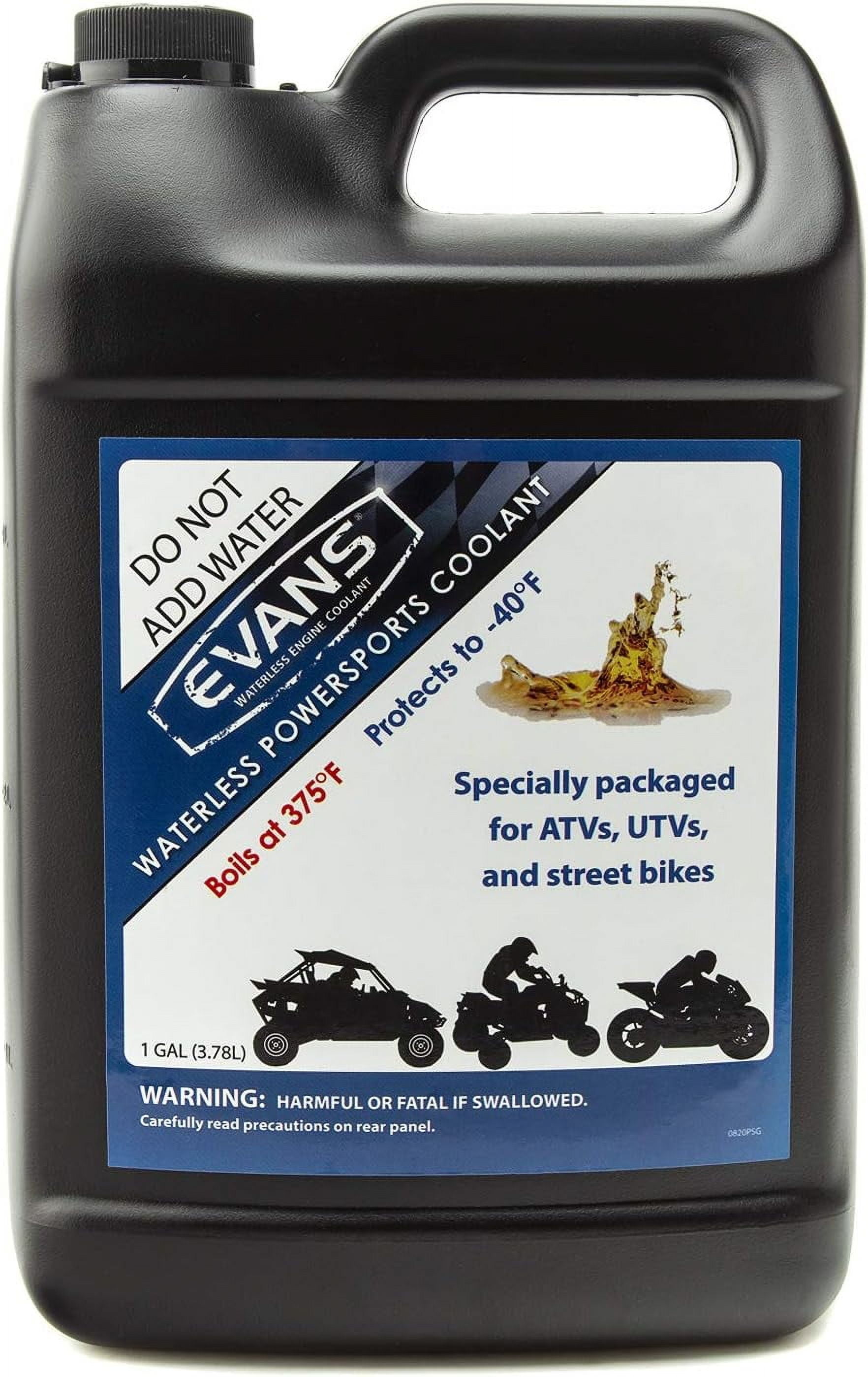 EVANS Coolant Powersports Waterless Vehicle Engine Coolant for ATV ...