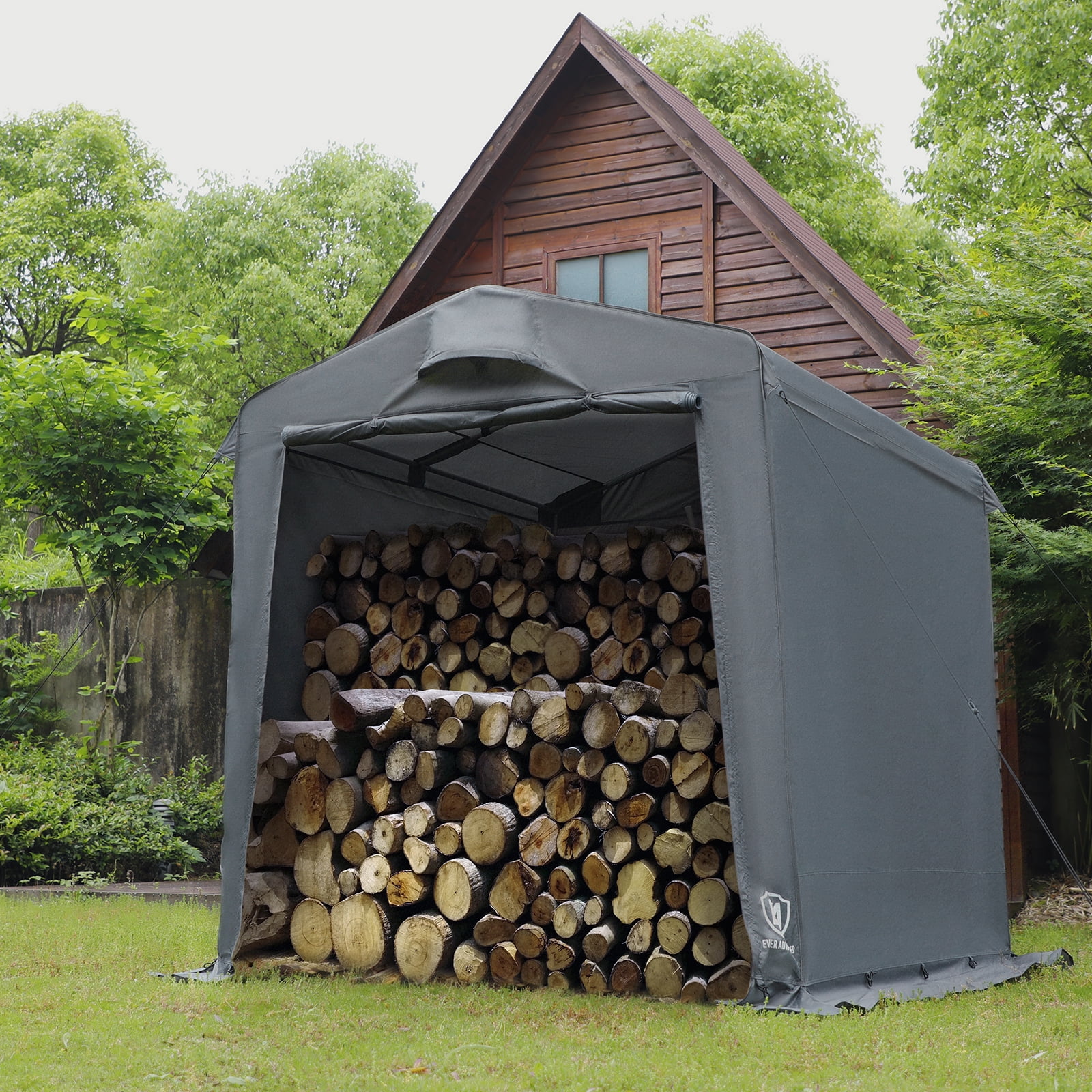 Ever Advanced 7.4x6.2 Outdoor Storage Tent - Waterproof Canopy for Bike ...