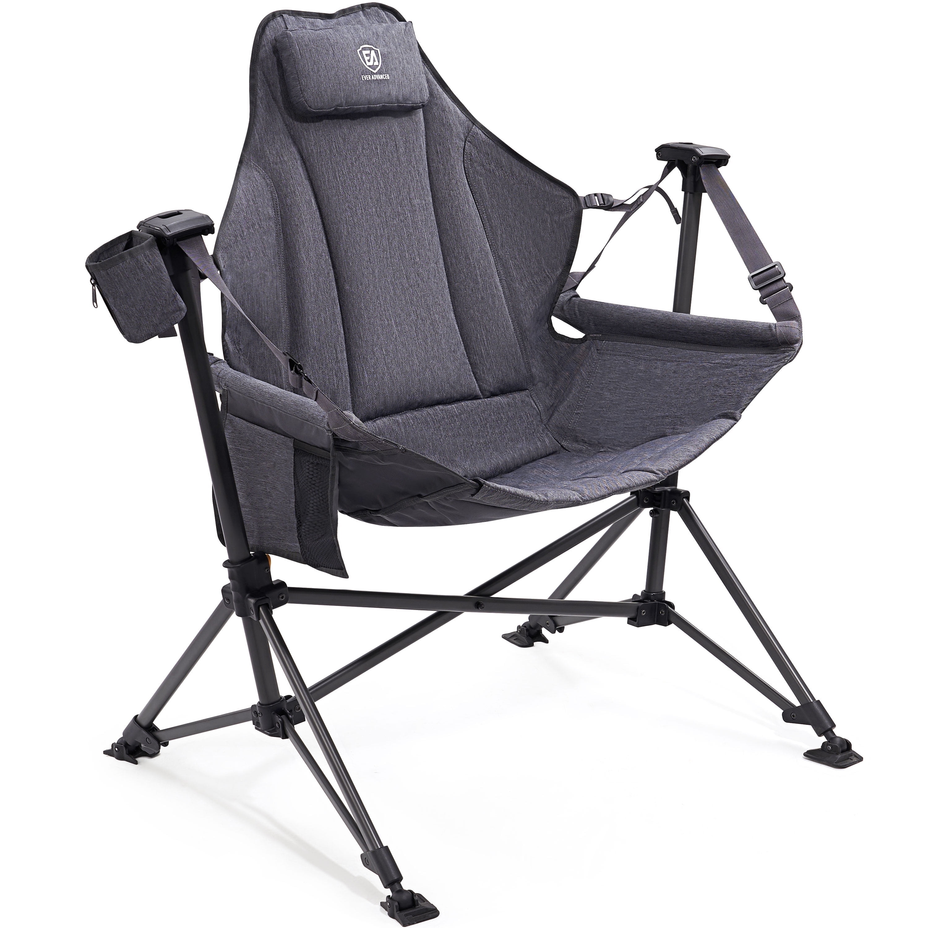 EVER ADVANCED Padded Camping Hammock Chair for Outdoor with Adjustable ...
