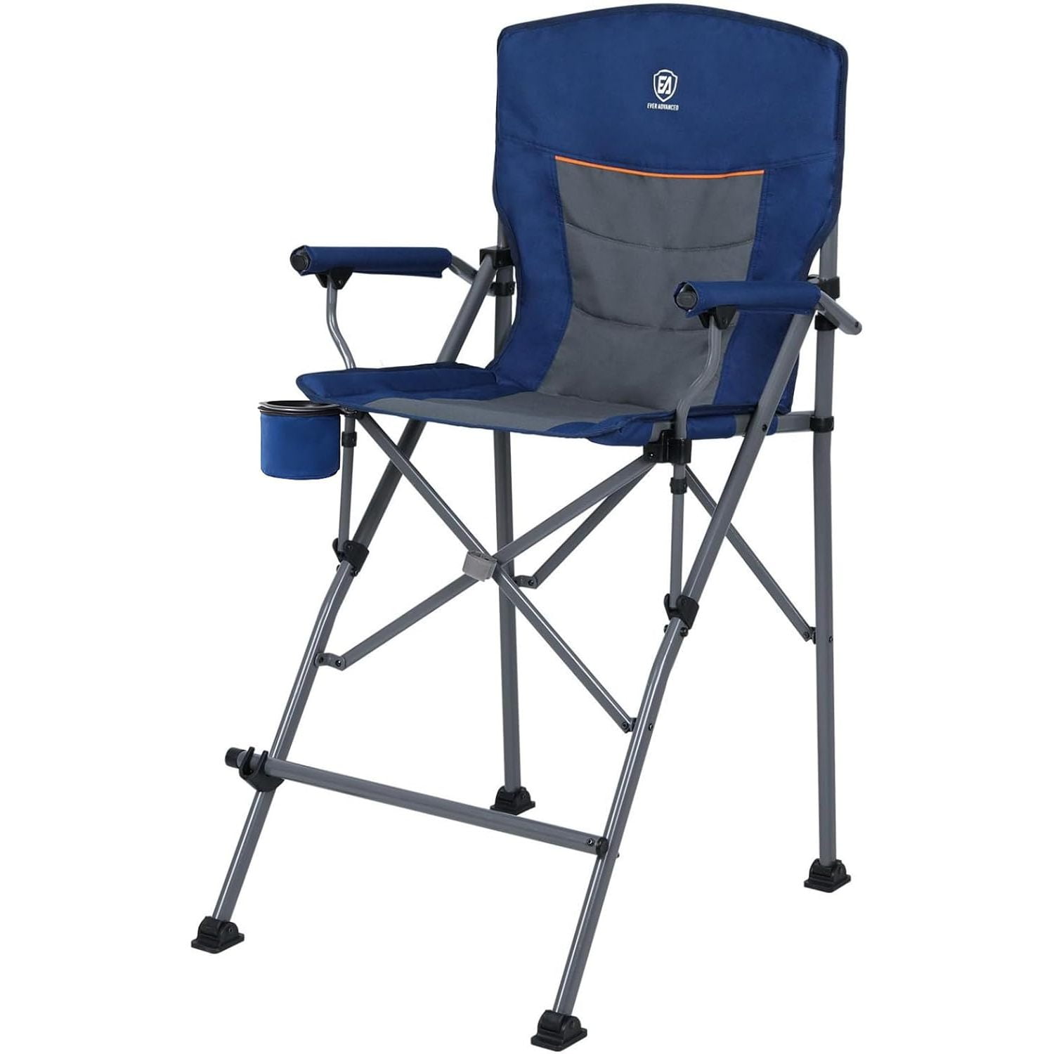 EVER ADVANCED Tall Directors Chair with Cup Holder 31", Bar Height ...