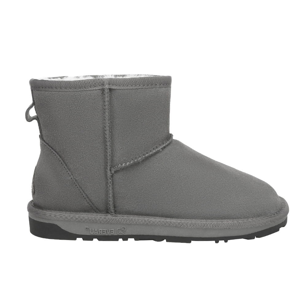 EVER AU Women Emu Mini Classic Boots - Grey - Walmart.com