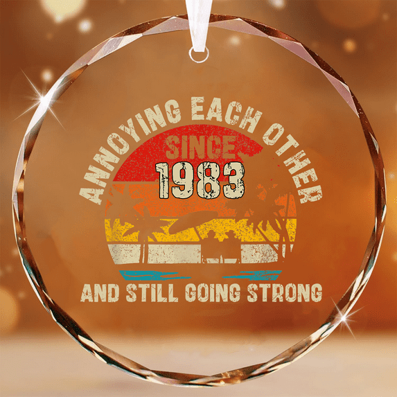 EVERA Annoying Each Other Since 1983 42Nd Anniversary Ornament ...