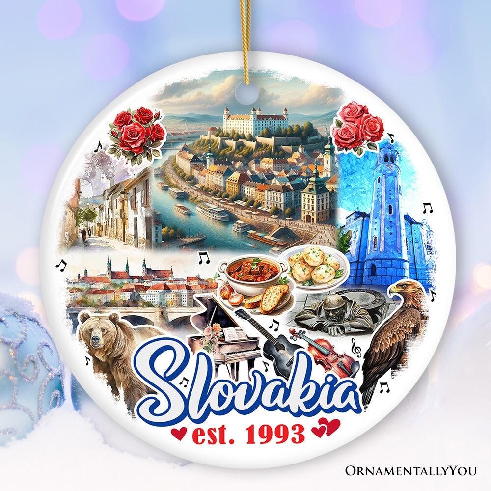 EVERA Artistic Slovakia Landmarks Ornament, Slavic Heritage And Culture ...