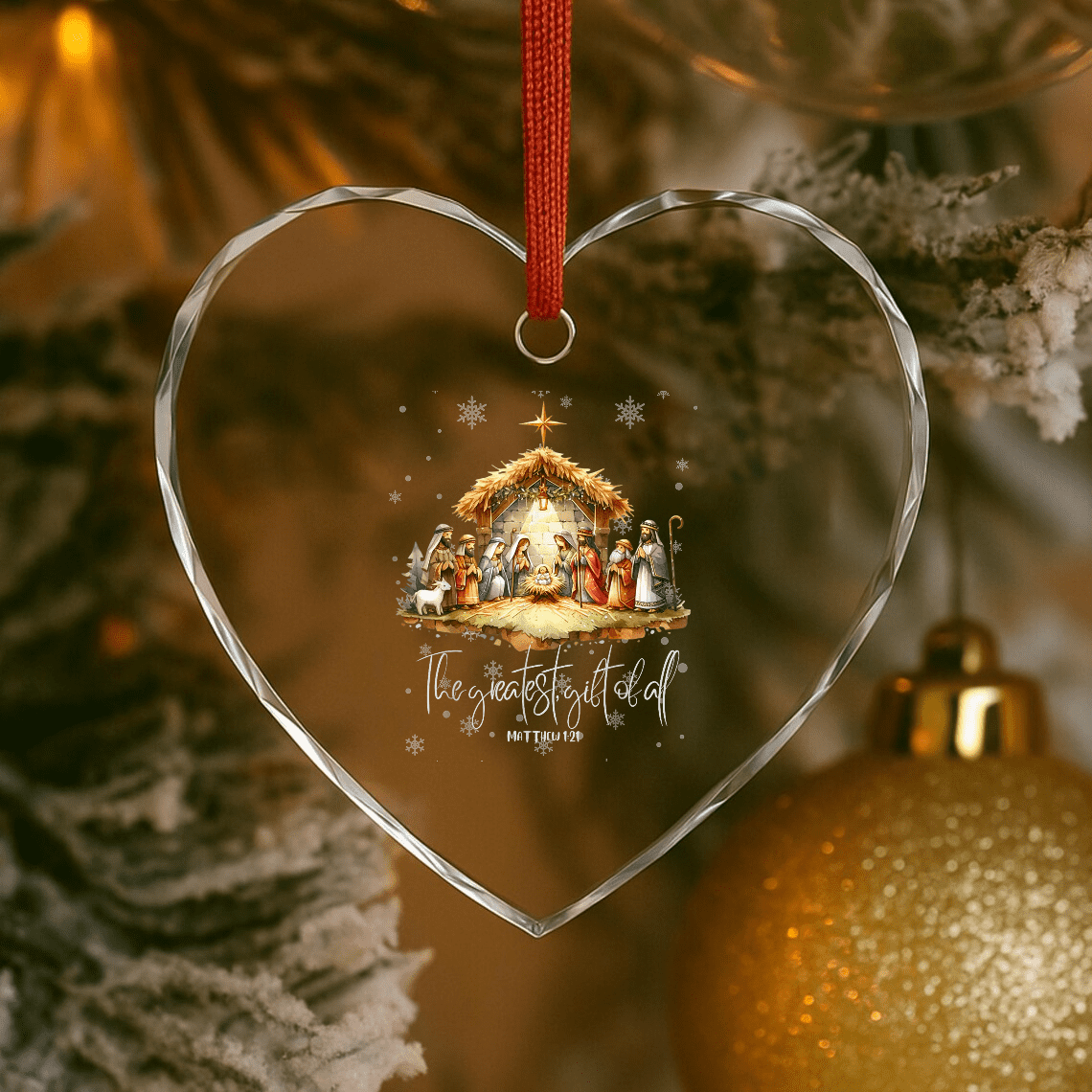 EVERA Best Ever Chris.Tmas Cool Jesus Nativity Scene Christian Ornament ...
