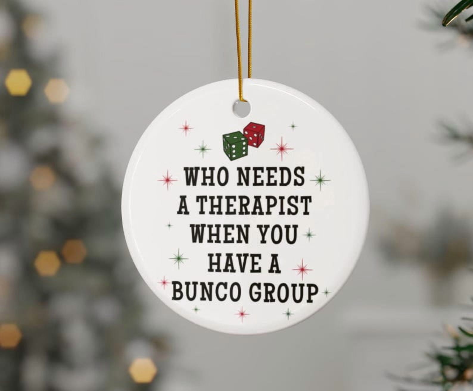 EVERA Bunco Ornaments, Funny Bunco Ornaments, Bunco Party Prizes, Chris ...