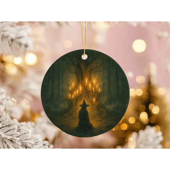 EVERA Candlelight Tree Witc.H Ceramic Ornament Forest Magic Pagan ...