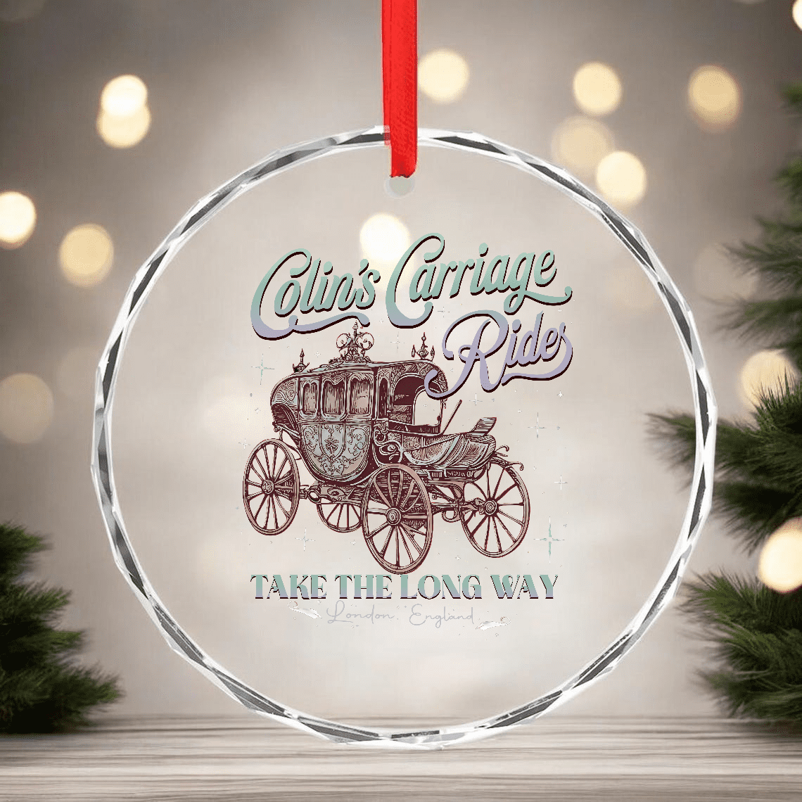EVERA Colin'S Carriage Rides Ornament, Royal Romance Series Ornament ...