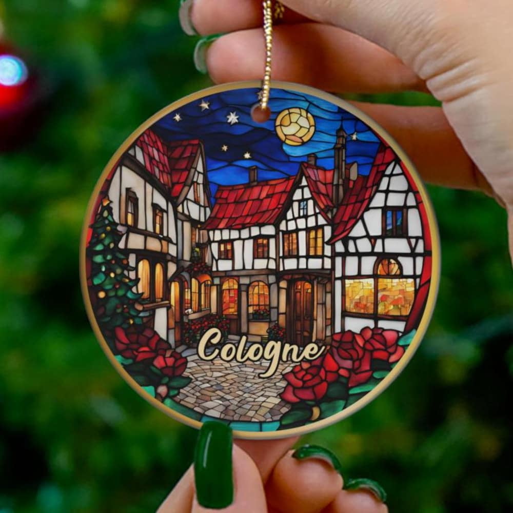 EVERA Cologne Ornament, Germany Rhine Travel Gift, Family Vacation Trip ...