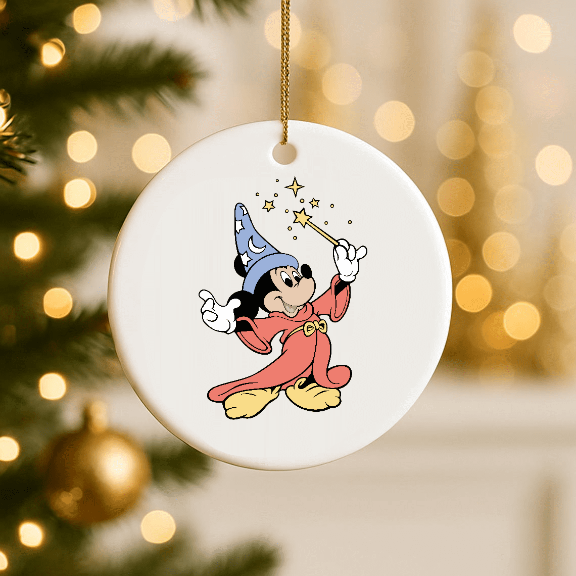 EVERA Disney Fantasia Sorcerer Mickey Mouse Magic Wizard Ornament ...