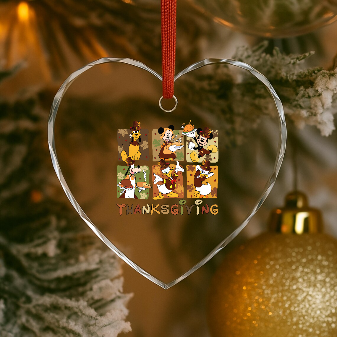 EVERA Disney Mickey And Friends Thanks.Giving Ornament, Disney Mickey ...