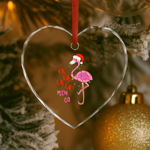 EVERA Fa La La La Mingo Flamingo For Chris.Tmas Gift Ornament ...