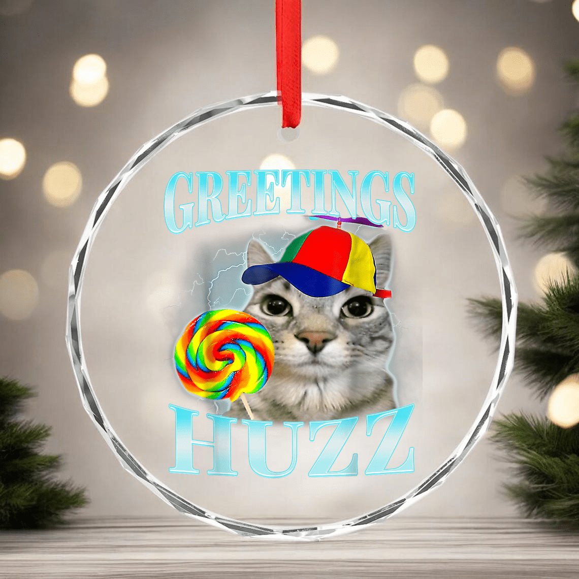 EVERA Greetings Huzz Funny Gen Z Gen Alpha Slang Ornament Anniversary ...