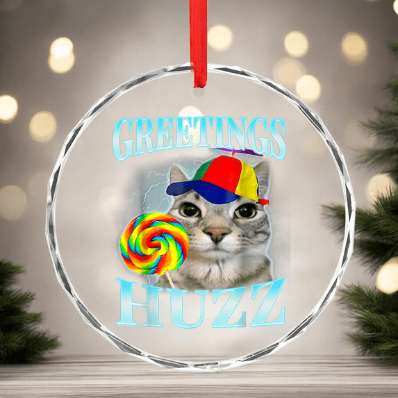 EVERA Greetings Huzz Funny Gen Z Gen Alpha Slang Ornament Anniversary ...