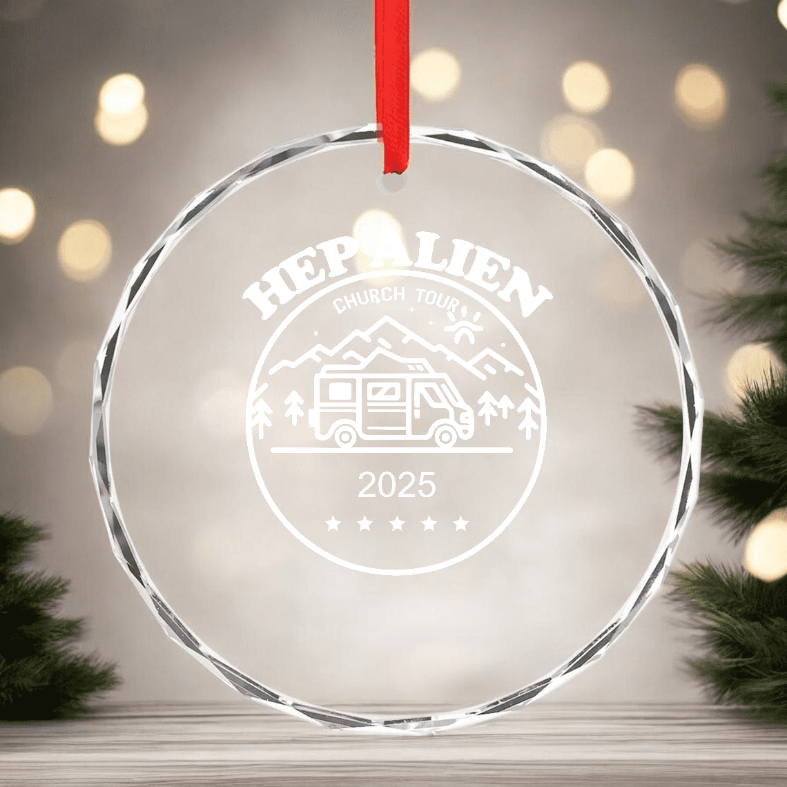 EVERA Hep Alien Church Tour Ornament, Rory Gilmore Ornament, Stars ...