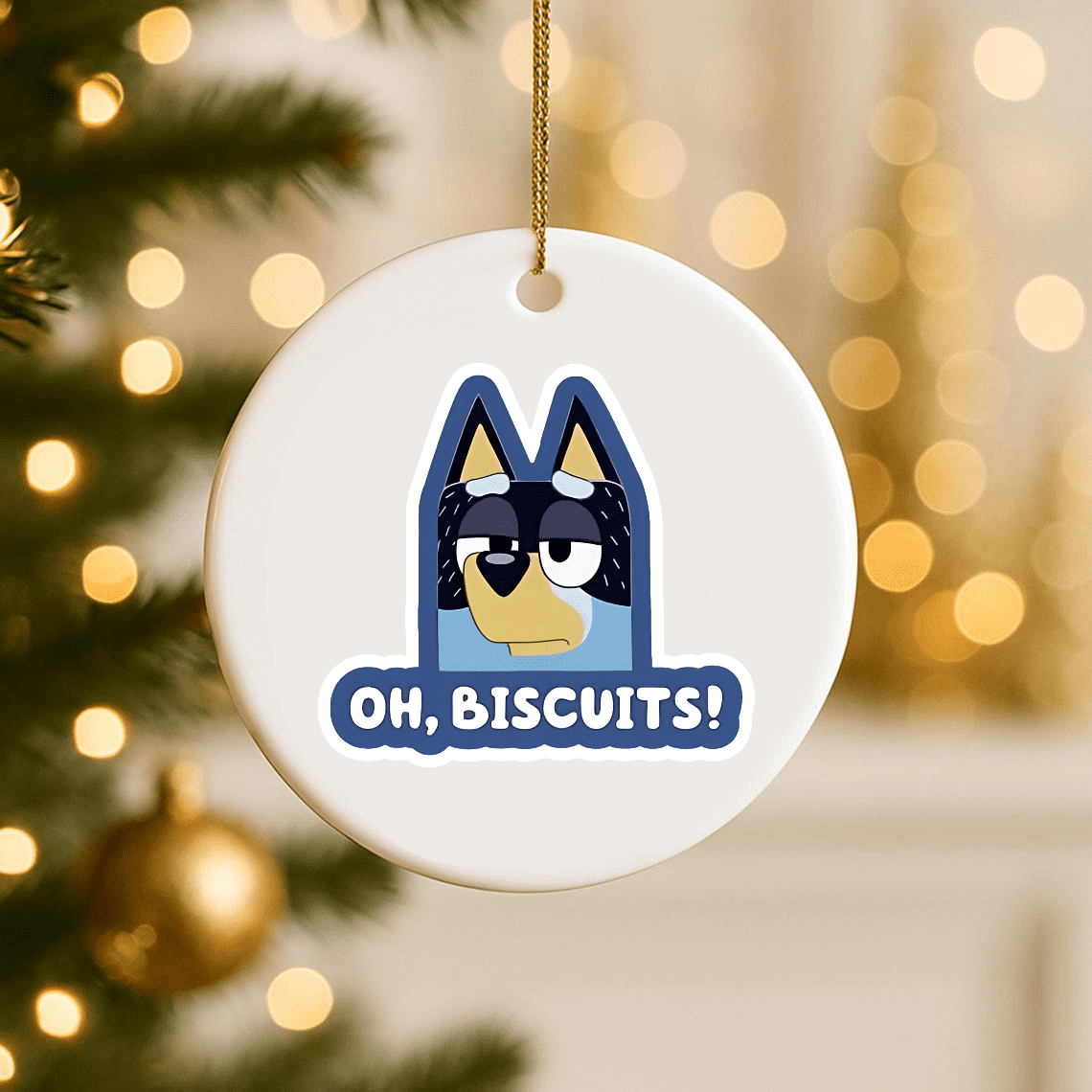 EVERA Oh, Biscuits! (Dad) Ornament Bluey Ornament For Kids, Bluey ...