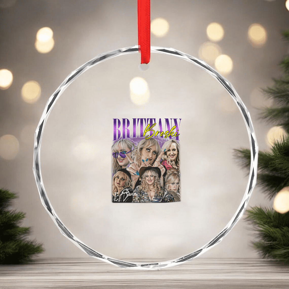 EVERA Ornament Brittany Broski, Ornament Chris.Tmas Gift Anniversary ...