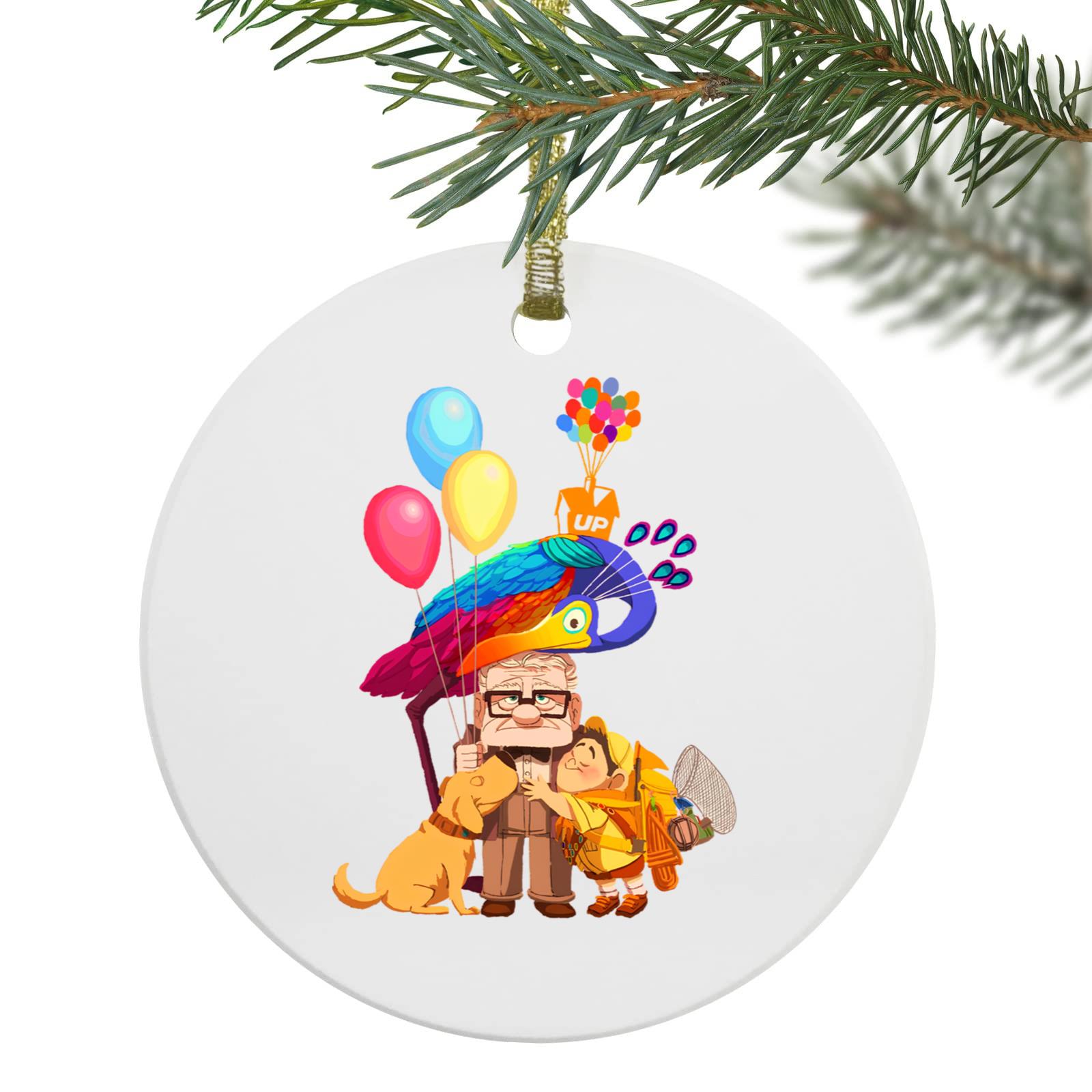 EVERA Ornament Cute Disney Pixar Up Carl Russell Dug Kevin House ...
