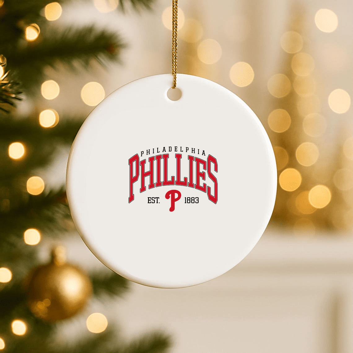 EVERA Ornament Vintage Phillies In October We Wear Red Philadelphia ...