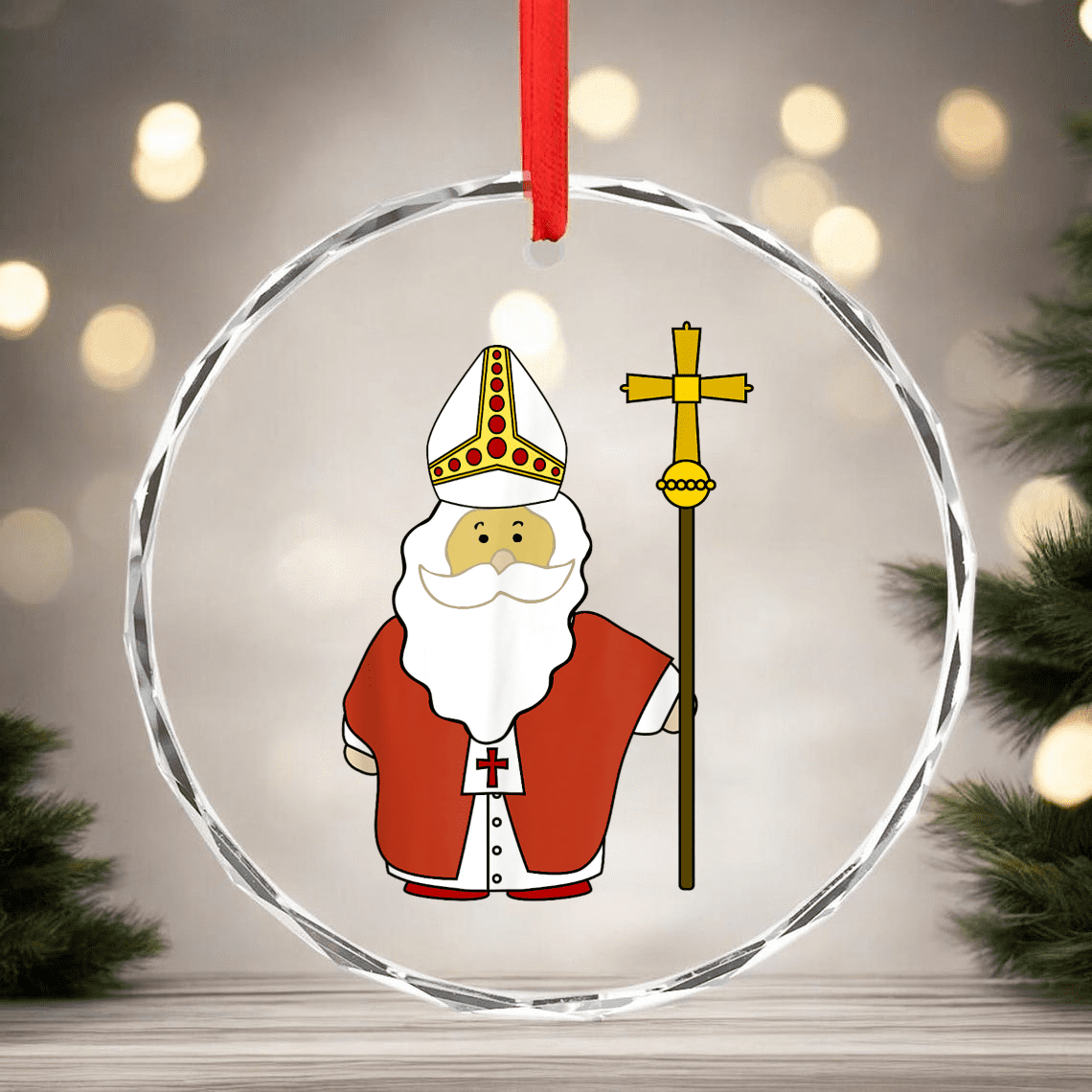 EVERA Saint Nicholas San.Ta Patron Of Chris.Tmas Ornament Anniversary ...