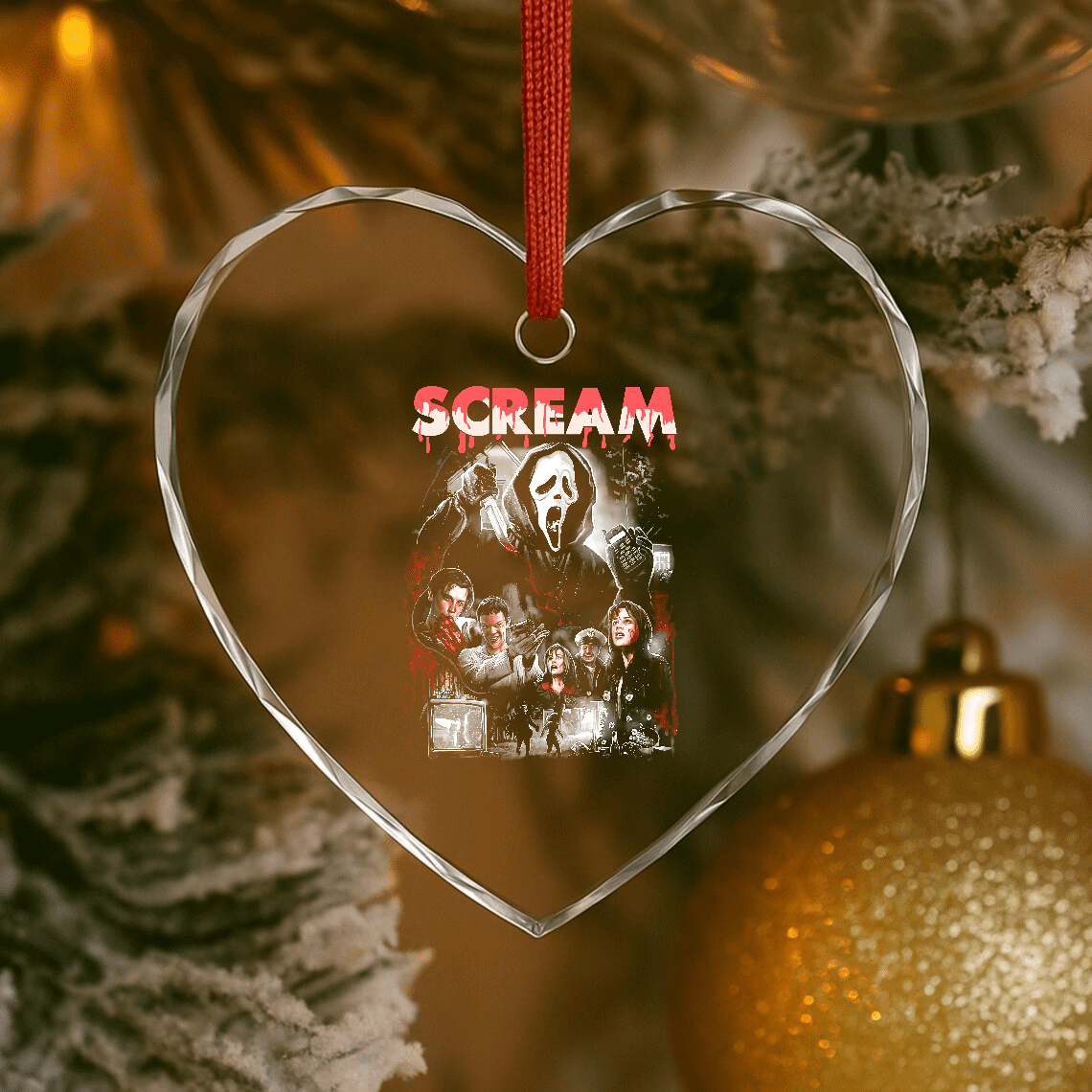 EVERA Scream Hal.Low.Een Ornament, Scream Horror Movie Ornament, Scream ...