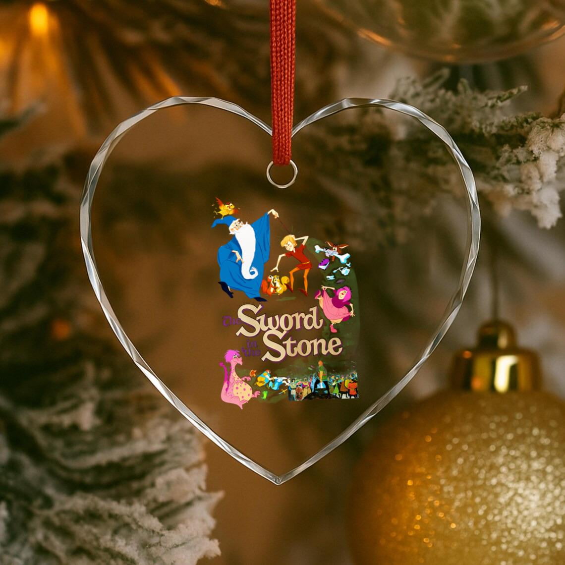 EVERA The Sword In The Stone Ornament Arthur And Merlin Ornament, Magic ...