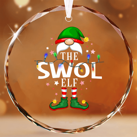 EVERA The Swol Elf Chris.tmas Family Party Ornament Anniversary Gift ...