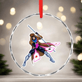 EVERA X-Men Gambit Ornament Anniversary Gift, CIRCLE Glass Ornament ...