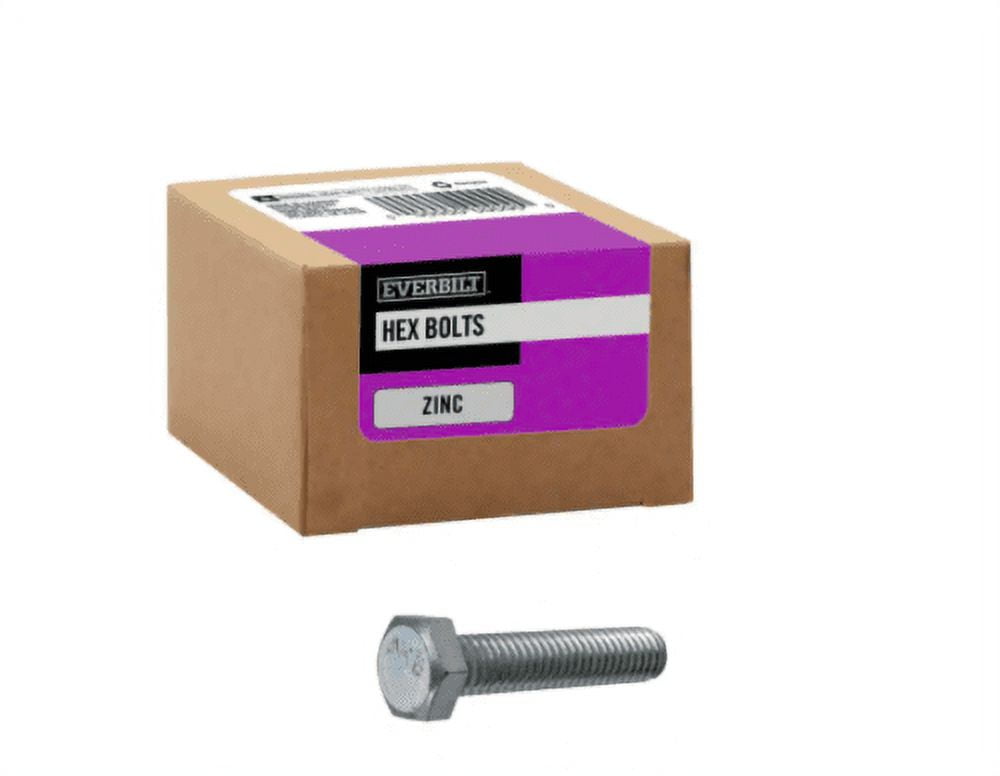 EVERBILT 1/4 in.-20 x 3/4 in. Zinc Plated Steel Hex Bolt (100-Pack ...