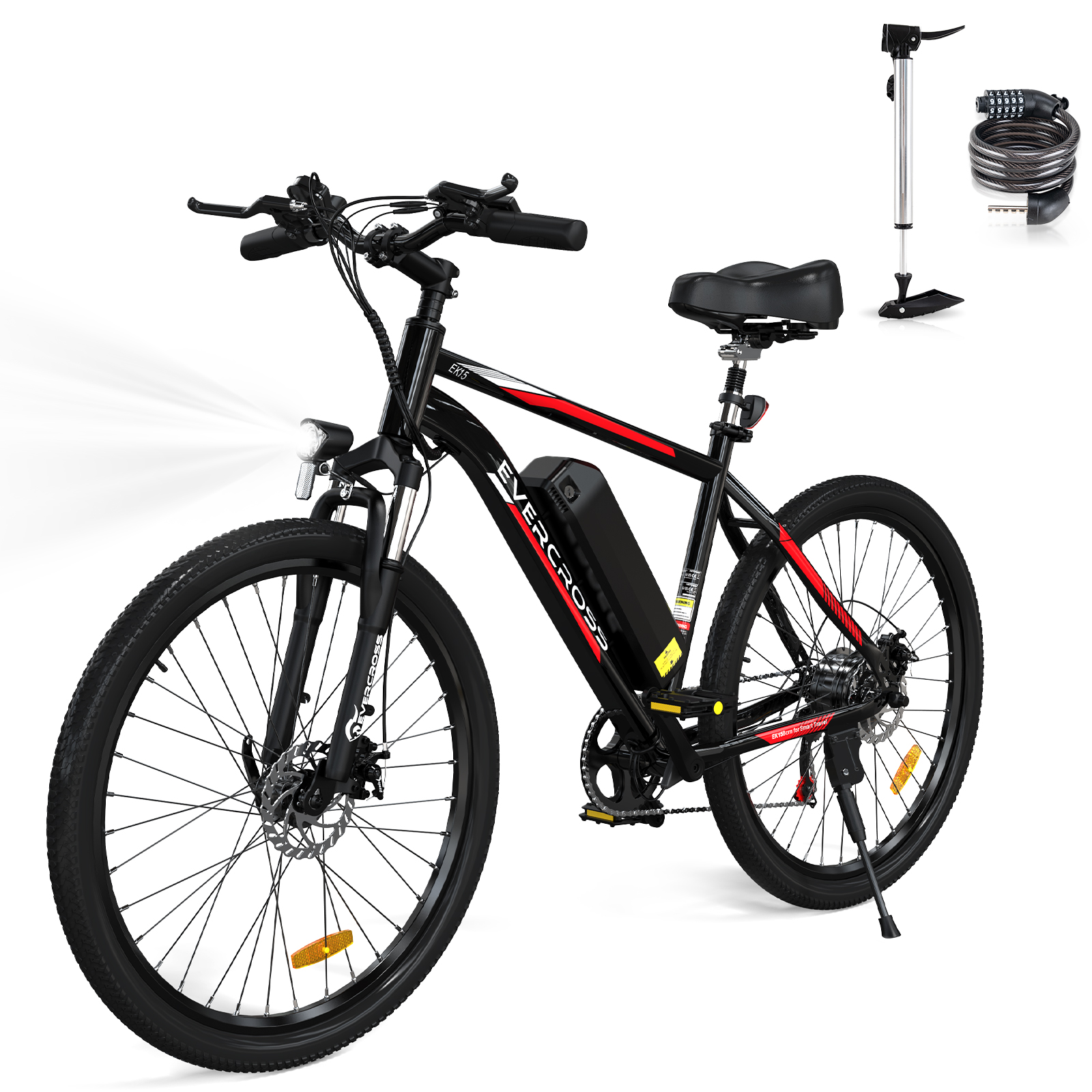 Kistp 550W Electric Bike 26" Electric Mountain Bike for Adults, 48V ...