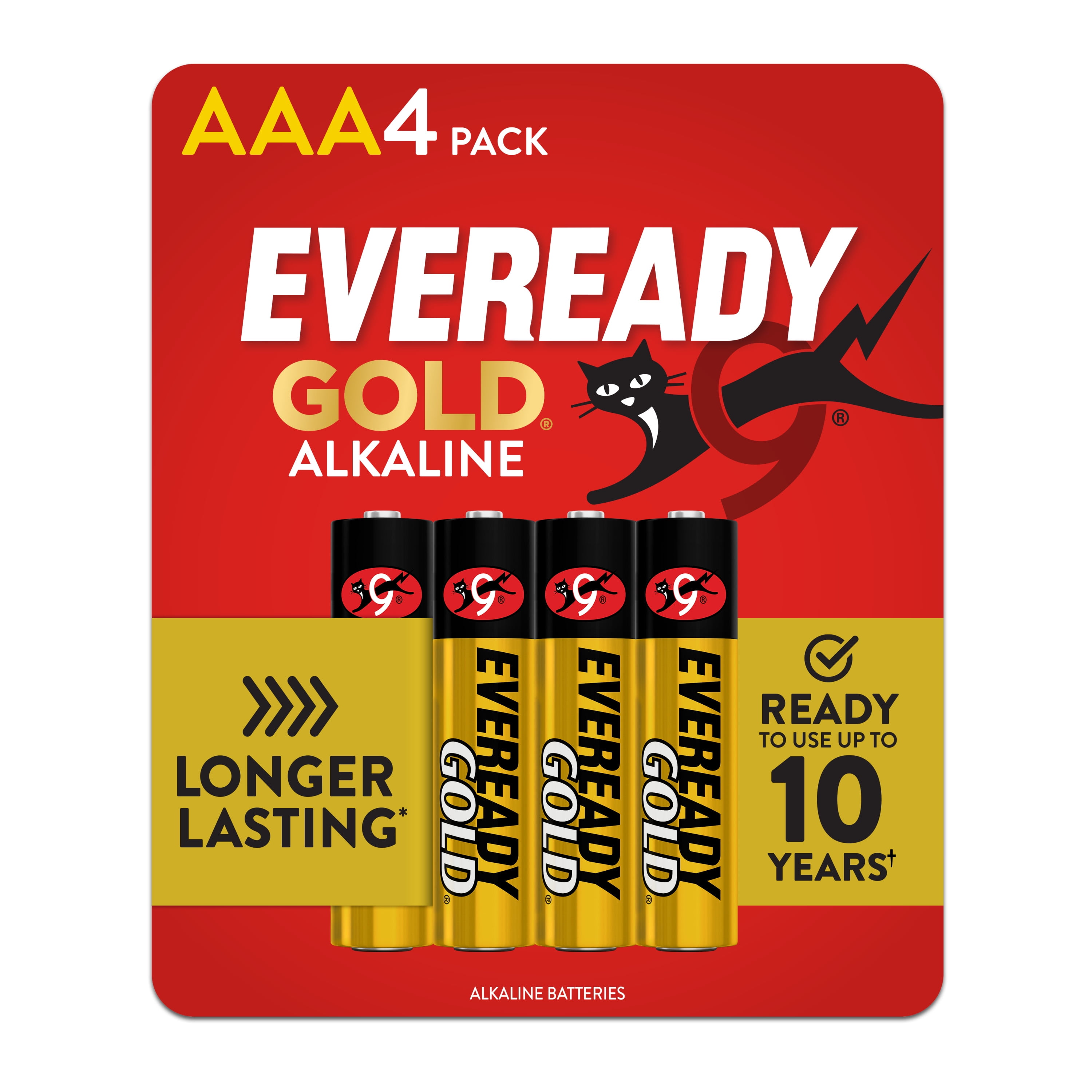 EVEREADY GOLD AAA Batteries, 4 pk - Walmart.com