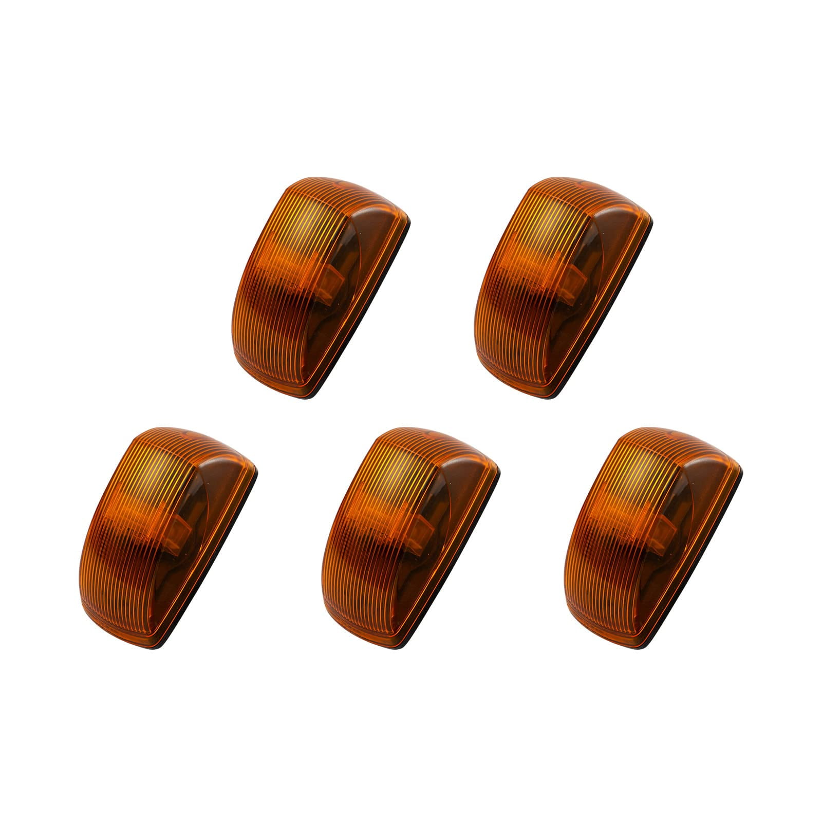 EVERESTHD 5PCS LED Cab CM31 Roof Marker Light Front Top Amber Lamps Fit ...